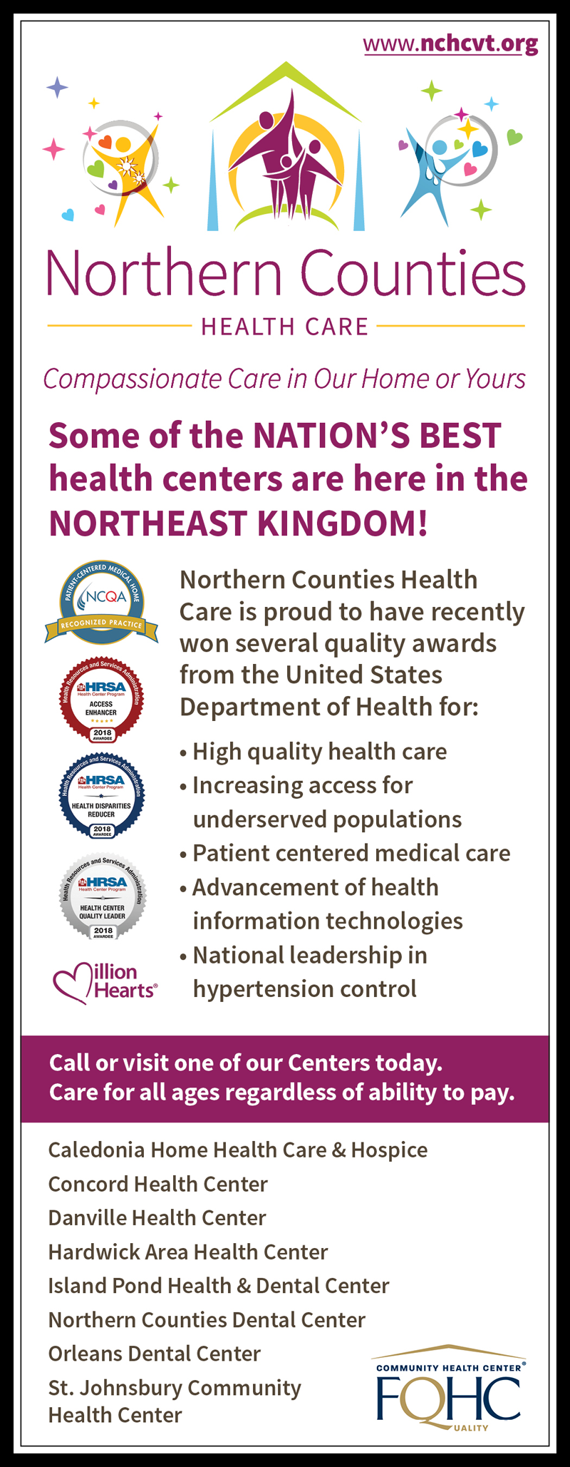 Services - NCHC: Northern Counties Health Care